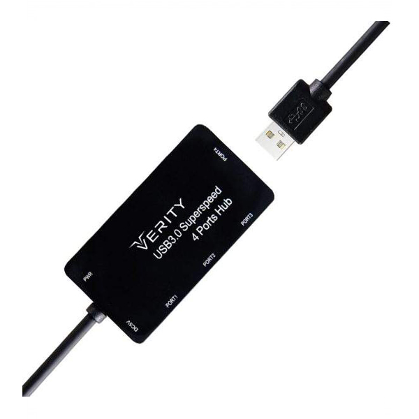 هاب 4 پورت USB3 VERITY مدلH 407 |سیپاس